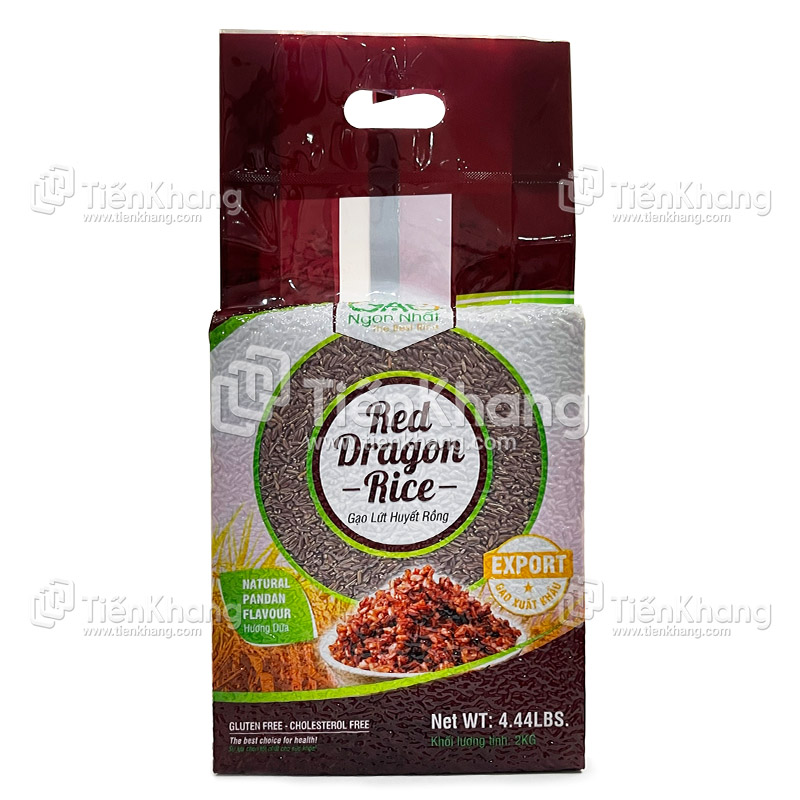 Gạo Lứt Huyết Rồng Hương Dứa - Bịch (2kg)